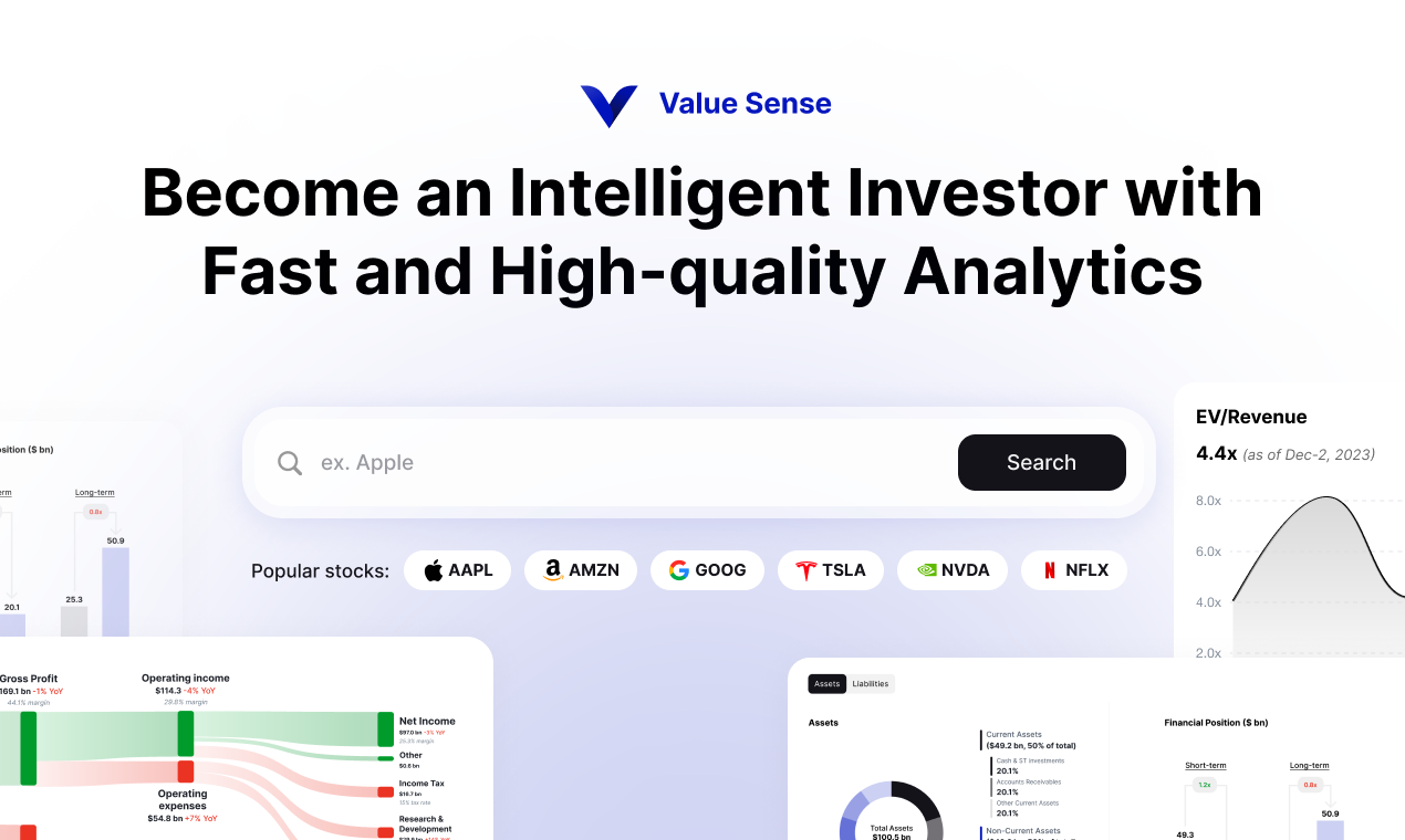 Value Sense - become data-driven intelligent investor